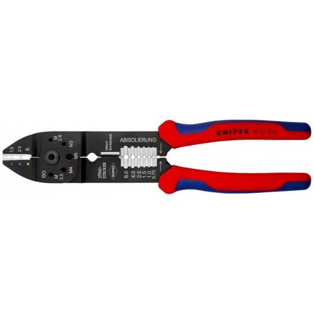 Knipex 9721215 9-1/4" (215mm) Crimping Pliers - Oval Crimp - BC ...