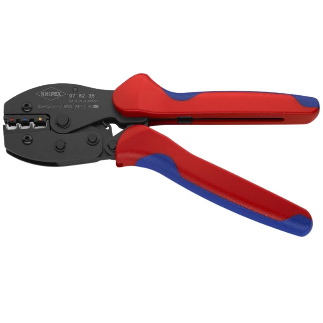 Knipex 975236 8-1/2" Crimping Pliers For Insulated Terminals, Plug ...