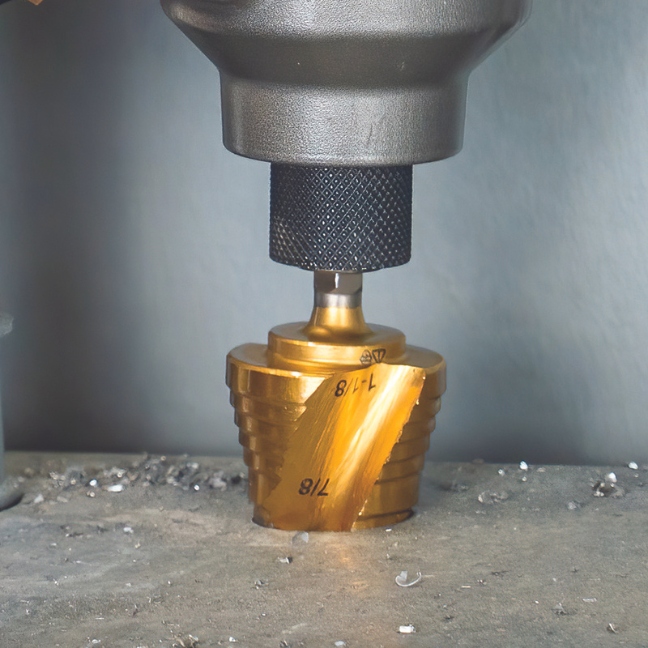 Klein 25961 VACO Double-Fluted Spiral Step Bit 7/8" to 1-1/8"