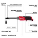 Milwaukee 3050-20 M12 FUEL INSIDER Extended Reach Box Ratchet - Tool ...