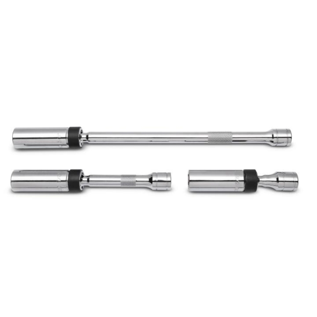 GearWrench 41740D 3/8" Drive 6-Point Magnetic Swivel Spark Plug Set 3 ...