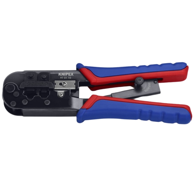 Knipex 975110 7-1/2" Crimping Pliers for Western Plug Type