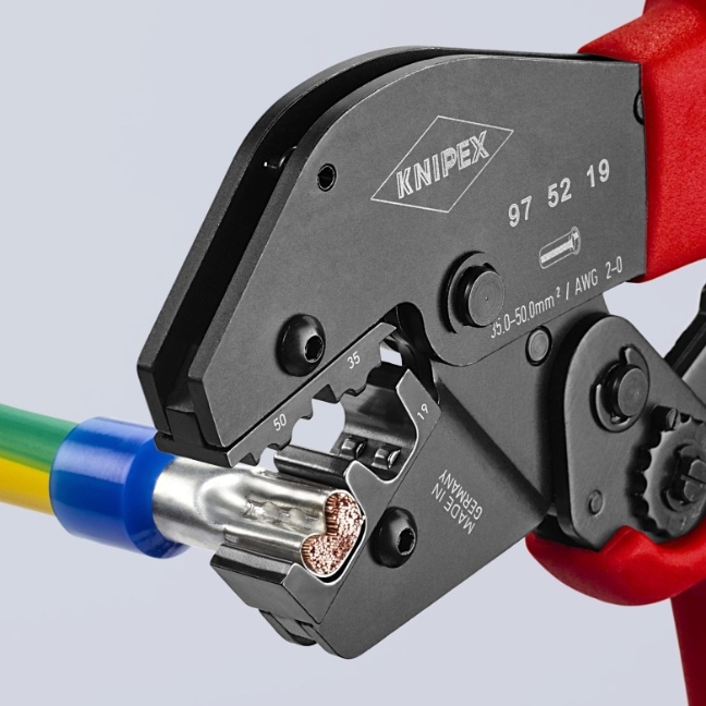 Knipex 975219 10" Crimping Pliers for Insulated and Non-Insulated Wire ...