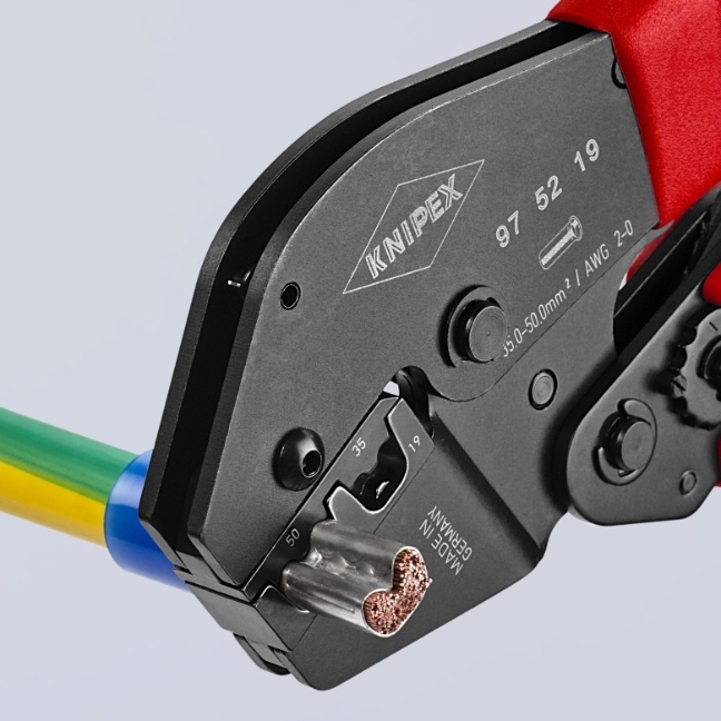 Knipex 975219 10" Crimping Pliers for Insulated and Non-Insulated Wire ...