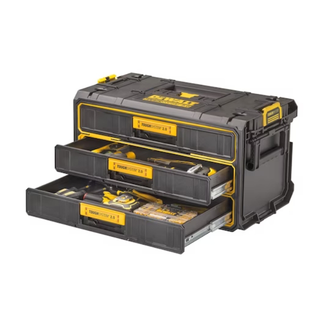 DeWalt DWST08330 TOUGHSYSTEM 2.0 Three Drawer Tool Box - BC Fasteners ...