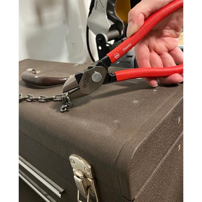Wiha 32636 8" Classic Grip Bi-Cut Compound Diagonal Cutters - BC ...