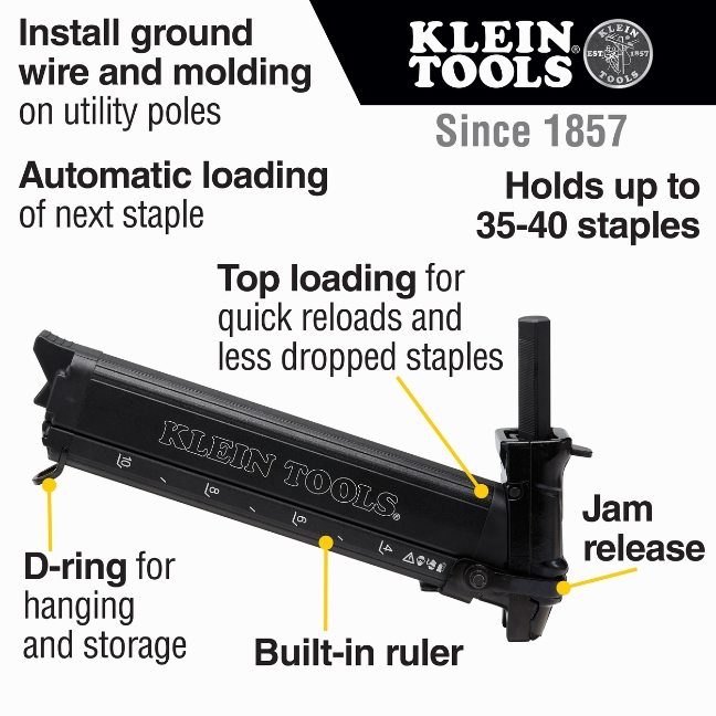 Klein STP100 Utility Staple Starter - BC Fasteners & Tools