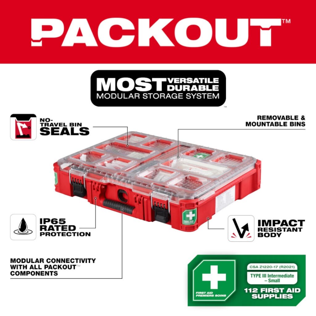 Milwaukee 48-73-8430N PACKOUT First Aid Kit Type 3 - BC Fasteners & Tools
