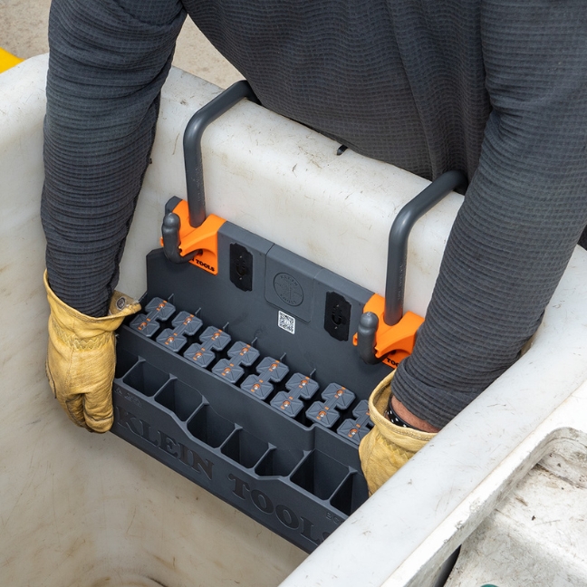 Klein BC501S BUCKET WORK CENTER Hard Tool Storage Module, S-Hook System ...