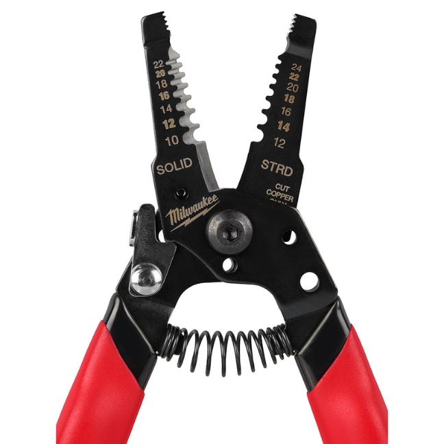 Milwaukee 48-22-3043 Compact Wire Stripper/Cutter for 10-22 Solid and ...