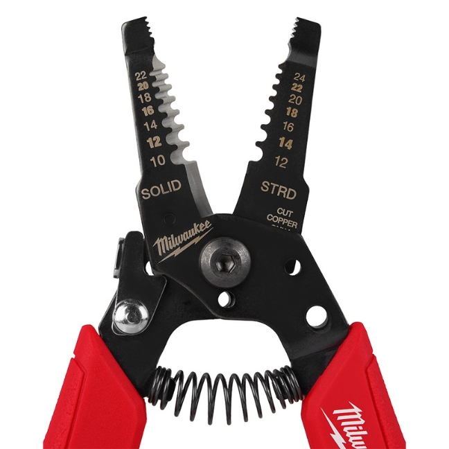 Milwaukee 48-22-3044 Compact Wire Stripper/Cutter for 10-22 Solid and ...
