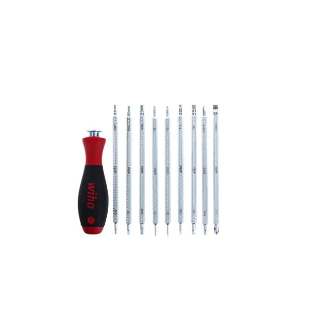 Wiha 28199 DRIVE-LOC VI Combination Double-Ended Screwdriver Blade Set ... Wiha 28199 DRIVE-LOC VI Combination Double-Ended Screwdriver Blade Set ...