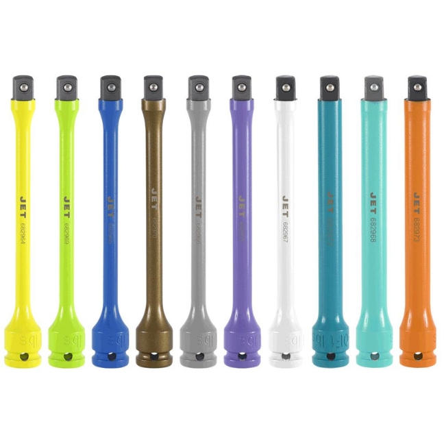 Jet 682962 JTLE-10S 1/2" Drive Torque Limiting Extension Set 10-Piece ...