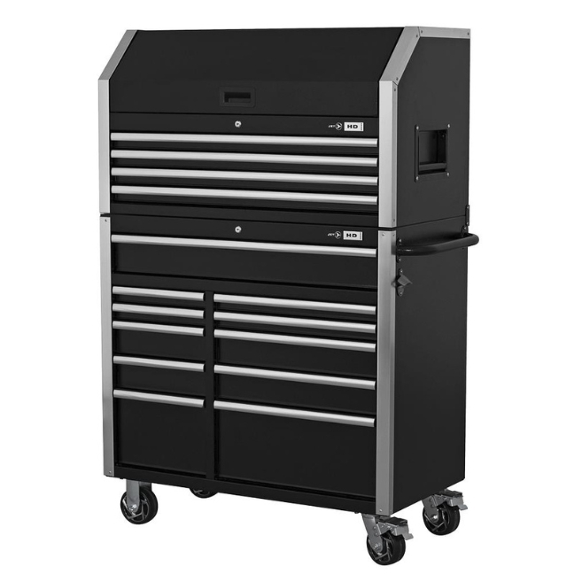 Jet 842961 HDCC-4115 HD Series 41" x 21" 15-Drawer Toolbox Combo - BC ...