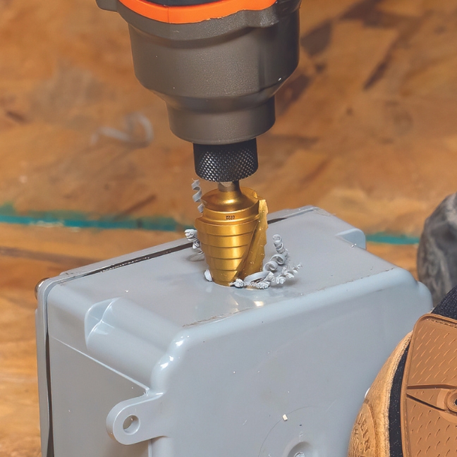 Klein 25963 1/4" to 3/4" VACO Double-Fluted #3 9-Step Drill Bit