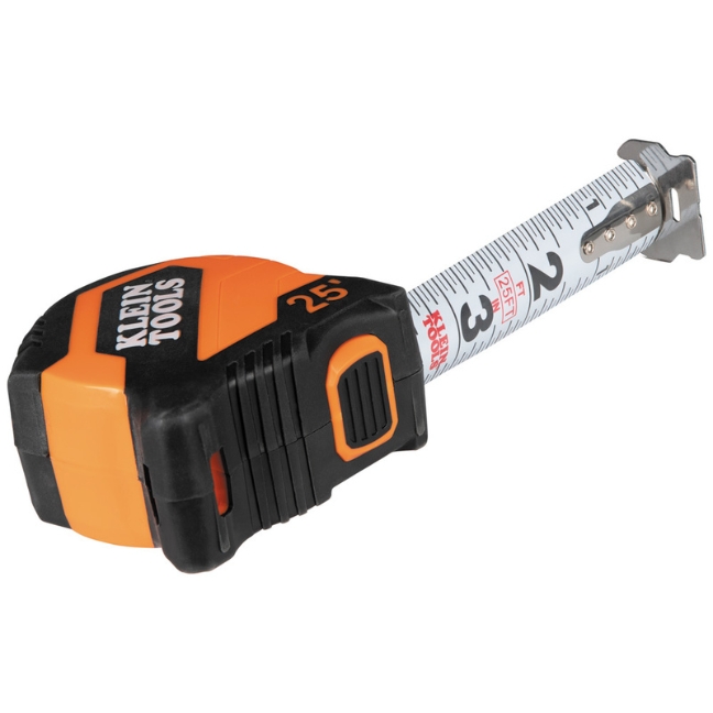 Klein 9525 25ft Double-Hook Compact Tape Measure - BC Fasteners & Tools