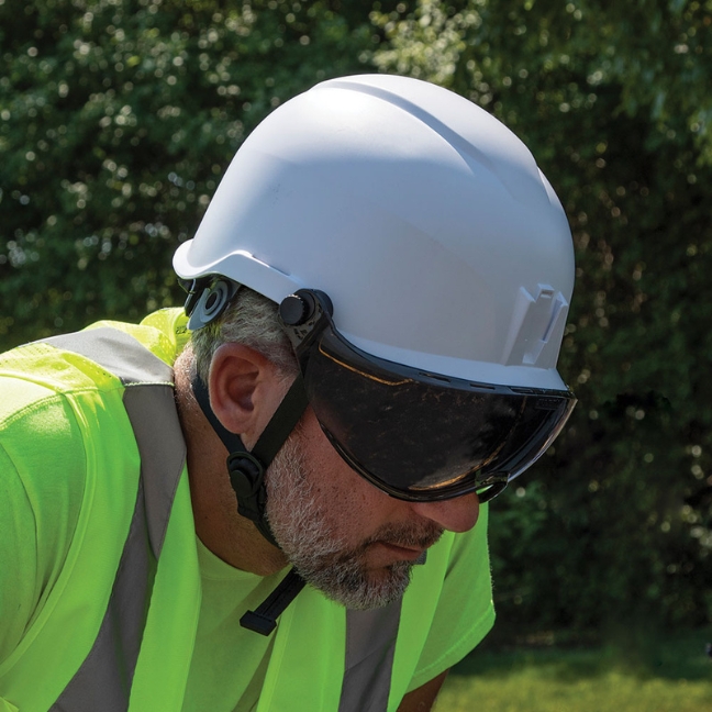 Klein VISORGRAY Safety Helmet Visor - Gray Tinted - BC Fasteners & Tools