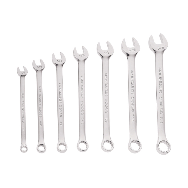 Klein 68400 Combination Wrench Set 7-Piece - BC Fasteners & Tools