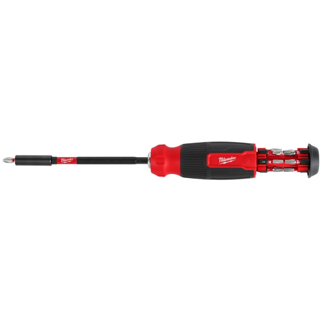 Milwaukee 48-22-2915 14-in-1 Multi-Bit Screwdriver with SHOCKWAVE ...