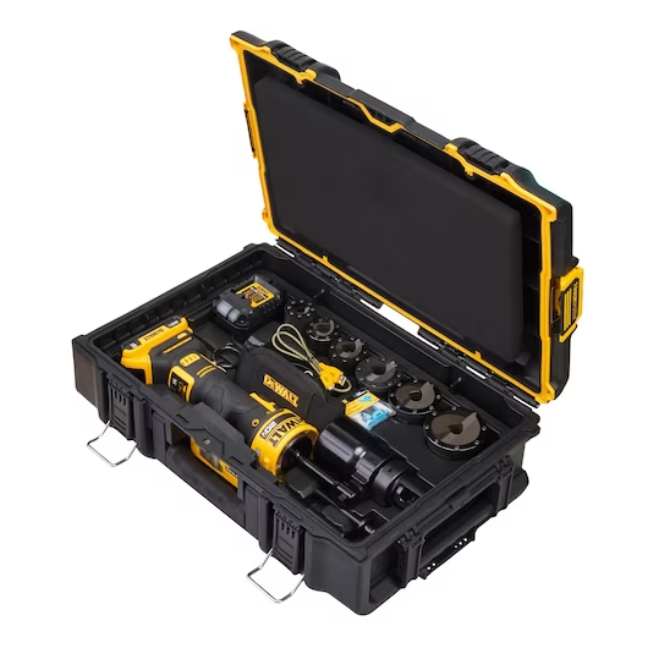 DeWalt DCE600D1K2 20V MAX Hydraulic Knockout Tool Kit with 1/2'' to 2 ...