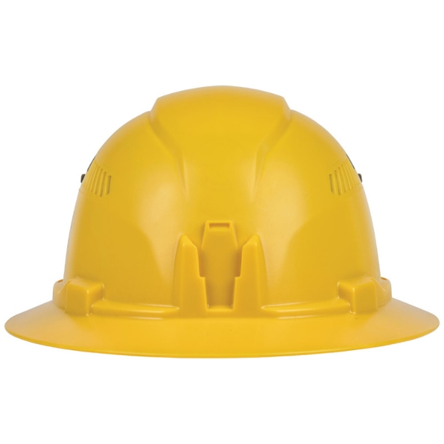 Klein 60262 Vented Class-C Full Brim-Style Hard Hat - Yellow