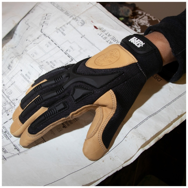 Klein Leather Work Gloves - BC Fasteners & Tools