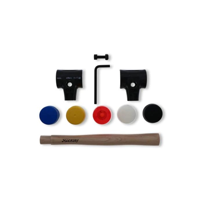 Wiha 83246 7-Piece Split Head Mallet Set 40mm (1.6") - BC Fasteners & Tools
