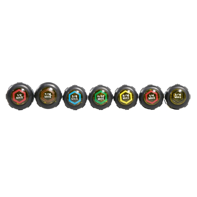 Klein 647M 6" Shaft Magnetic Nut Driver Set 7-Piece - BC Fasteners & Tools