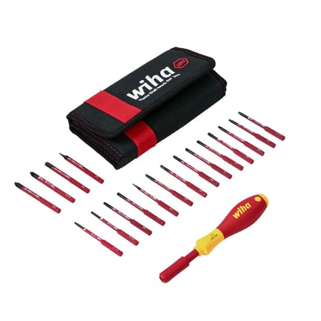 Wiha 28398 SLIMLINE SOFTFINISH Insulated Blade Set 19-Piece - BC ...