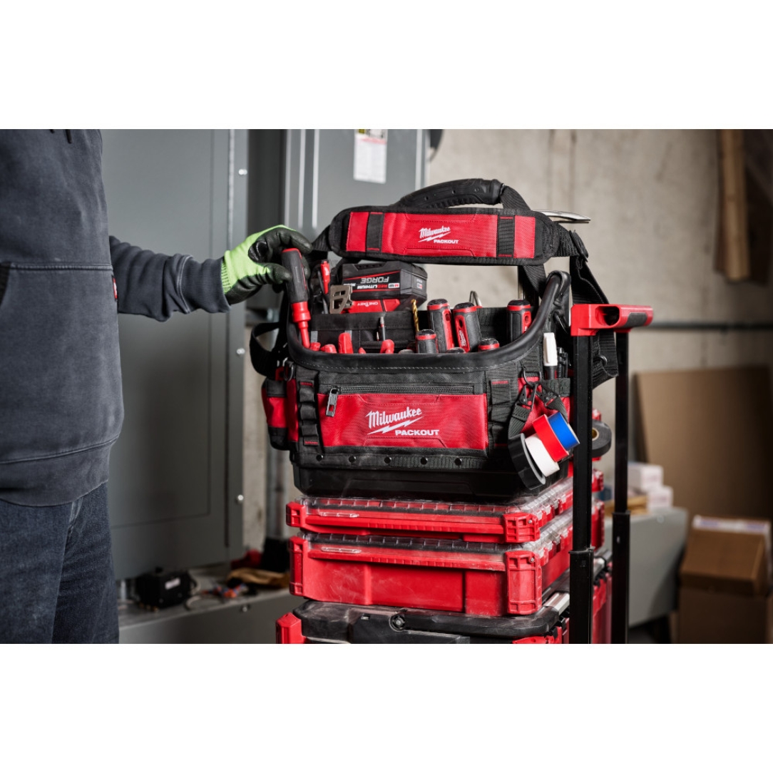 Milwaukee 48-22-8317 PACKOUT 15" Structured Tote - BC Fasteners & Tools