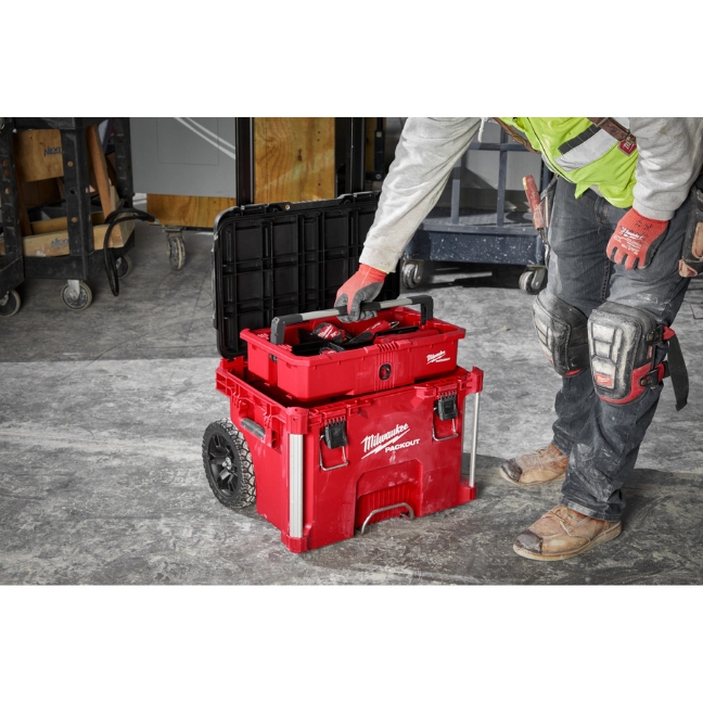 Milwaukee 48-22-8427 PACKOUT Rolling Tool Box - BC Fasteners & Tools