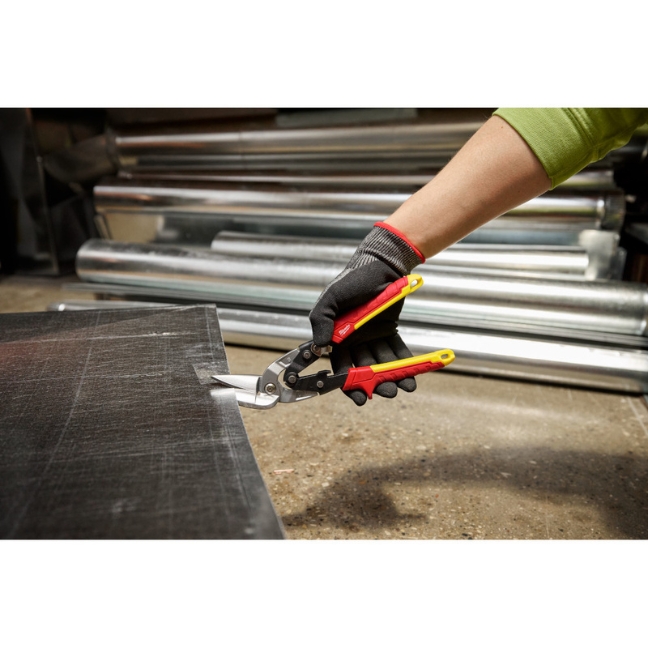 Milwaukee 48-22-4562 Straight Cutting 45º Offset Aviation Snips - BC ...