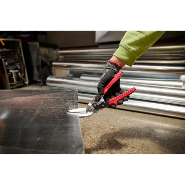 Milwaukee 48-22-4568 Long Cut 45º Offset Aviation Snips - BC Fasteners ...