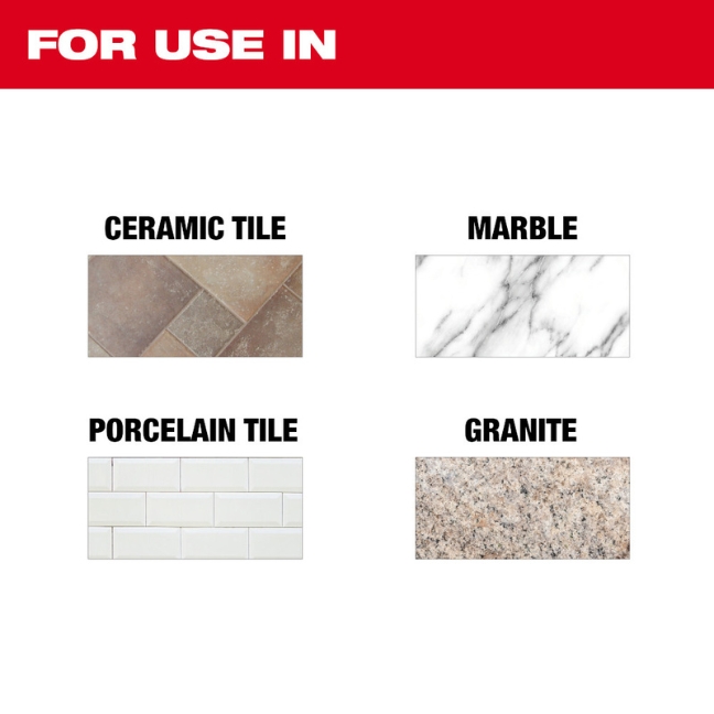 Milwaukee 49-93-9502 4" Continuous Rim Tile Diamond Blade