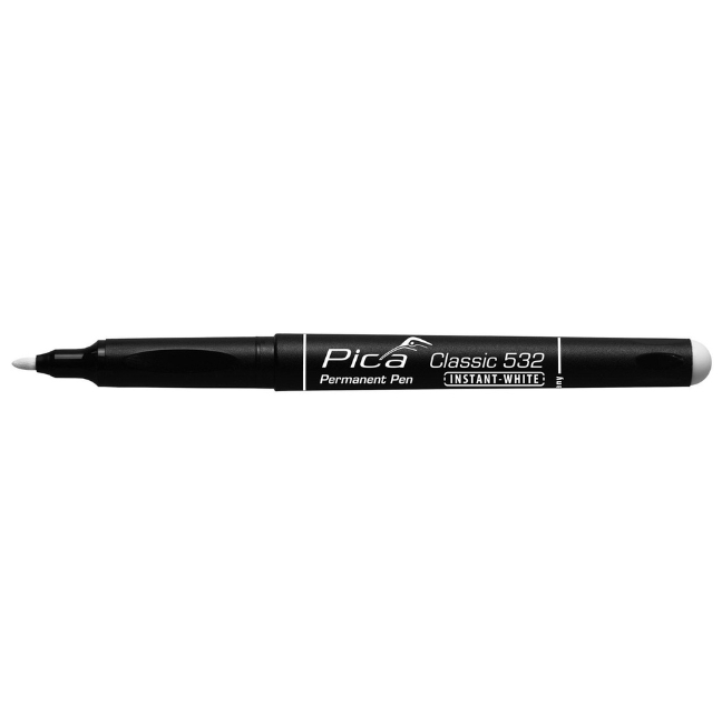 Pica 522/532 Classic Permanent Instant White Pens - BC Fasteners & Tools