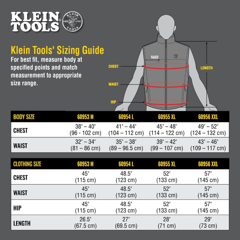 Klein Heated Base Layer Vest - BC Fasteners & Tools