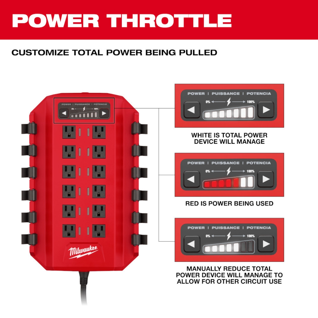 Milwaukee 3333-20A 20 Amp Circuit Power Manager - BC Fasteners & Tools