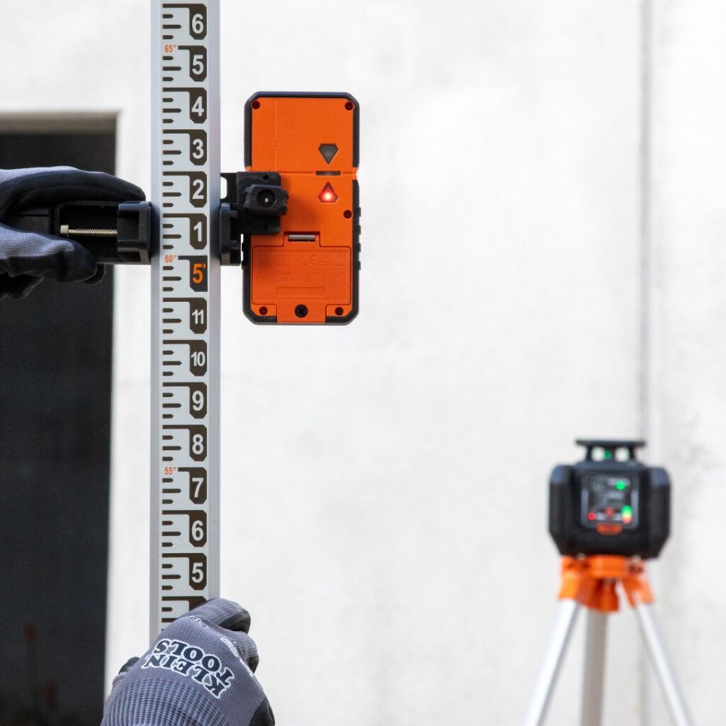 Klein 93RLS Self-Leveling Green Rotary Laser Level with Plumb Spot and ...