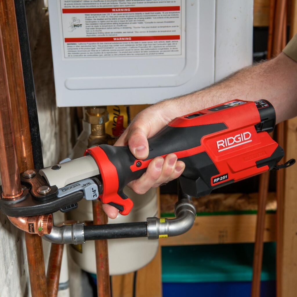 Ridgid 78158 RP 251 Press Tool Kit with 1/2"-1" PROPRESS Jaws - BC ...