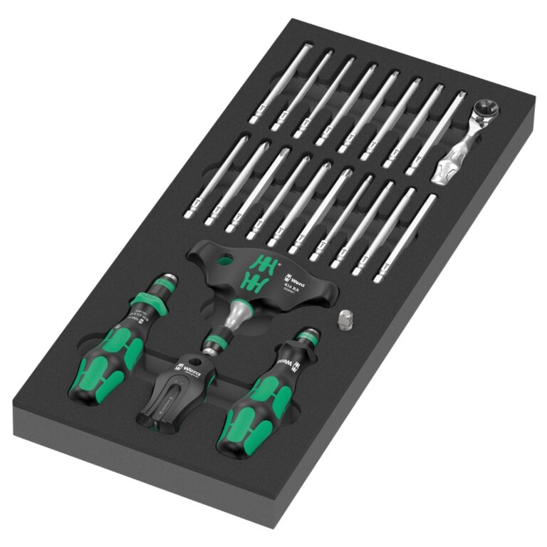 Wera 150152 9752 Foam Insert Kraftform Kompakt Ratcheting Drivers Set 1 ...