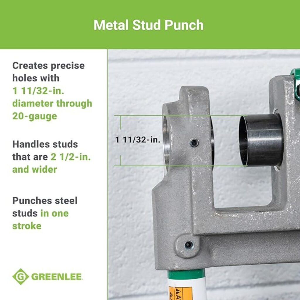 Greenlee 710 1-11/32" Diameter Stud Punch - BC Fasteners & Tools
