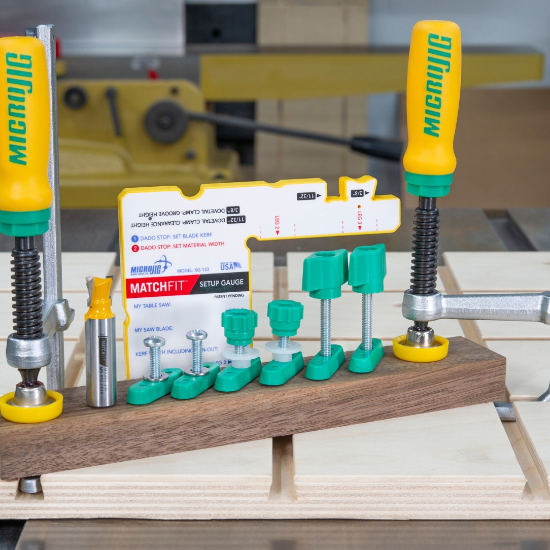 Microjig DVC-1177K2 MATCHFIT Dovetail Clamp Pro - BC Fasteners & Tools