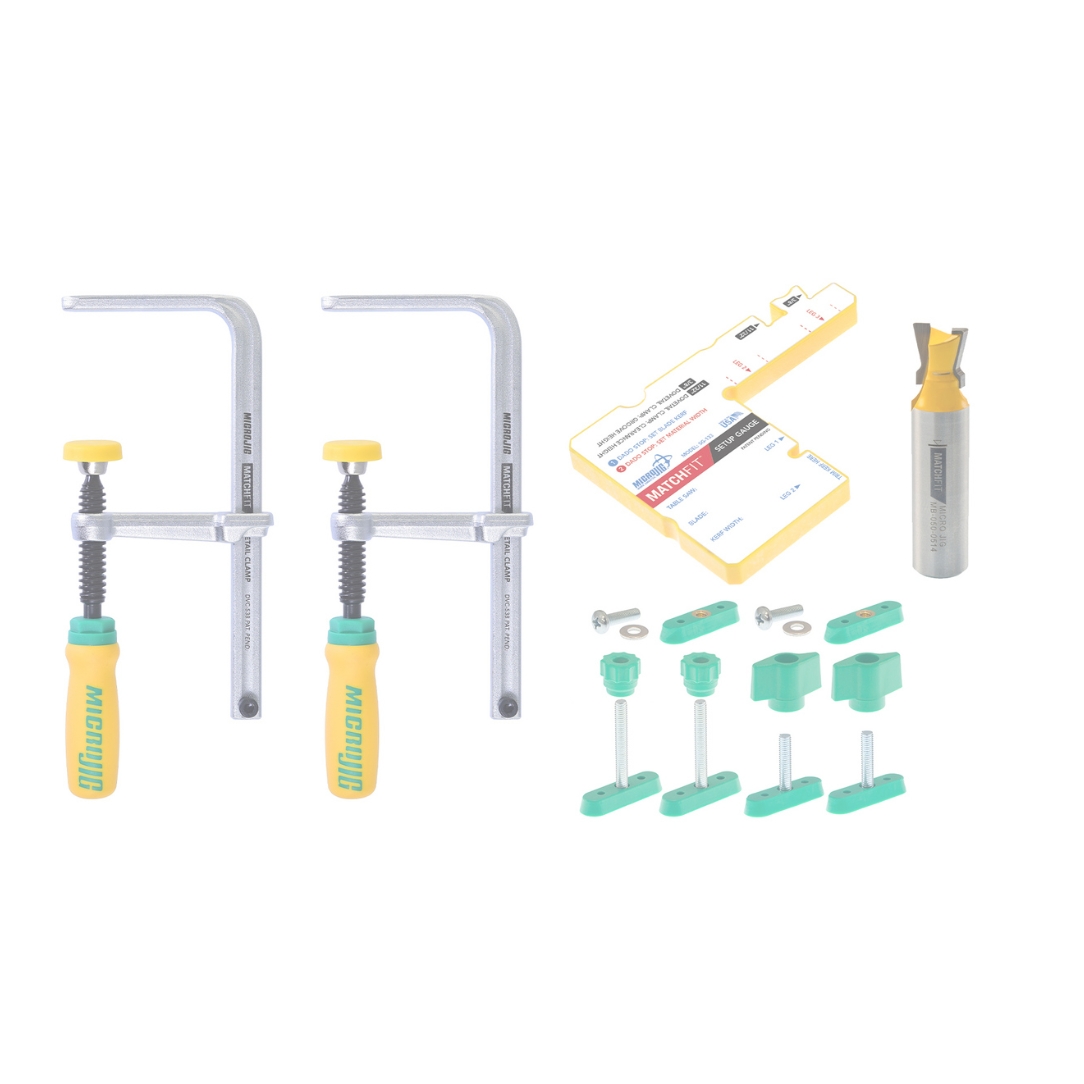 Microjig DVC-1177K2 MATCHFIT Dovetail Clamp Pro - BC Fasteners & Tools