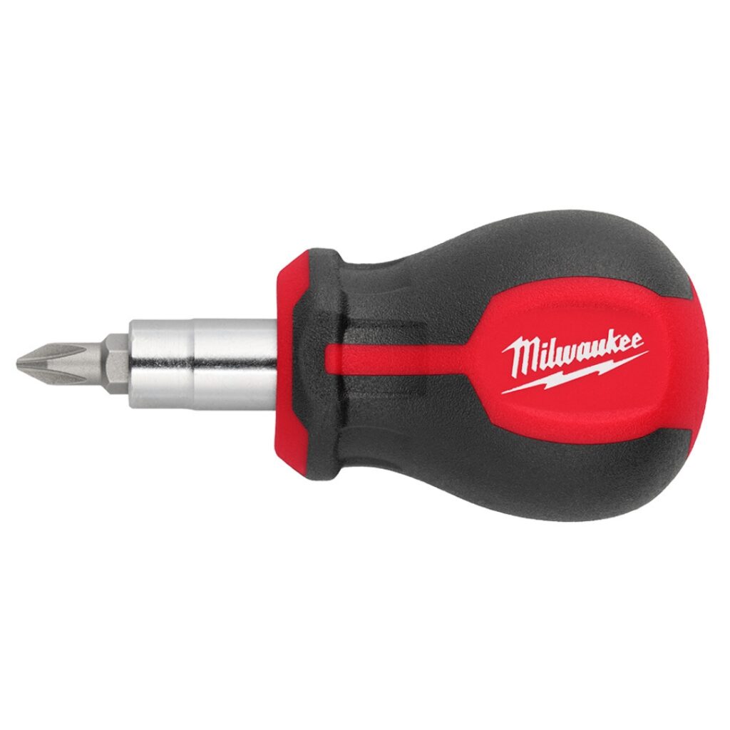 Milwaukee 48-22-2762 6-IN-1 Stubby Multi-Bit Screwdriver - BC Fasteners ...