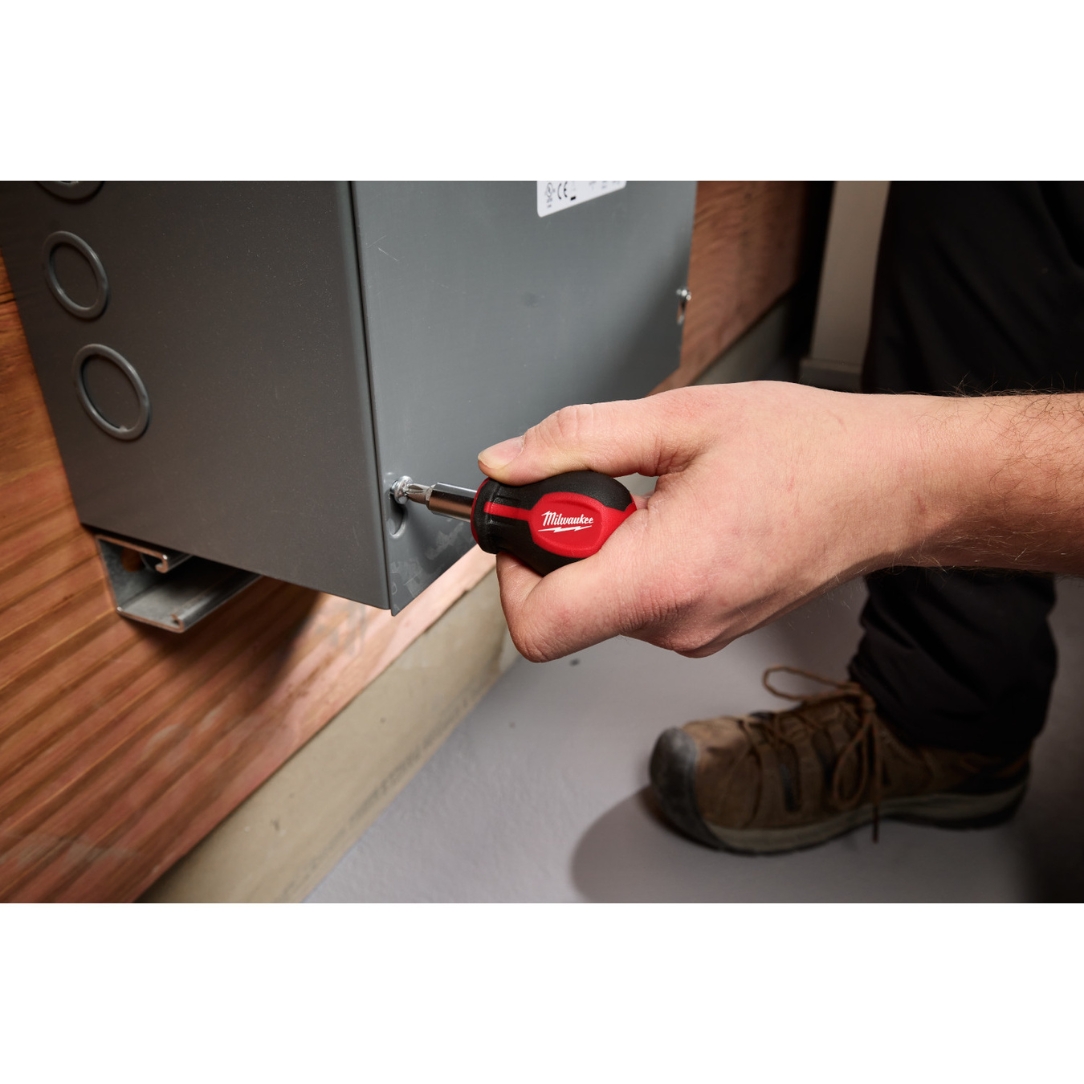 Milwaukee 48-22-2762 6-IN-1 Stubby Multi-Bit Screwdriver - BC Fasteners ...