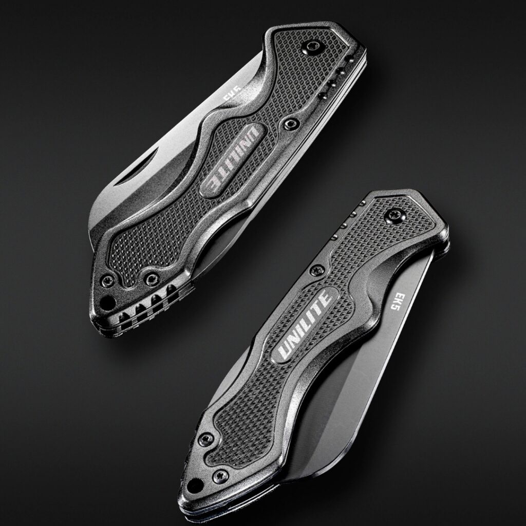Unilite EK5 Heavy Duty Folding Knife with Sheepsfoot Blade - BC ...