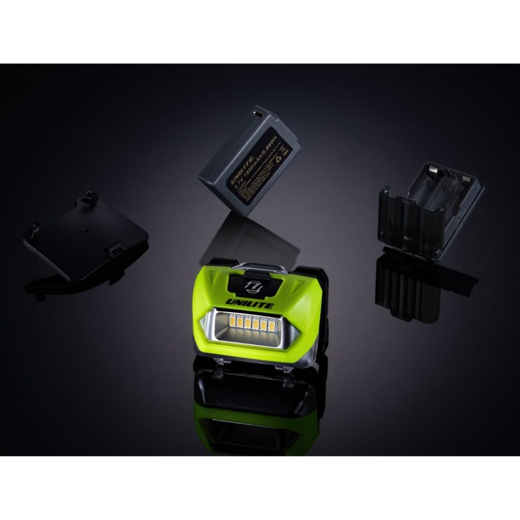 Unilite PS-HDL6R Dual Power LED Helmet Headlamp - BC Fasteners & Tools