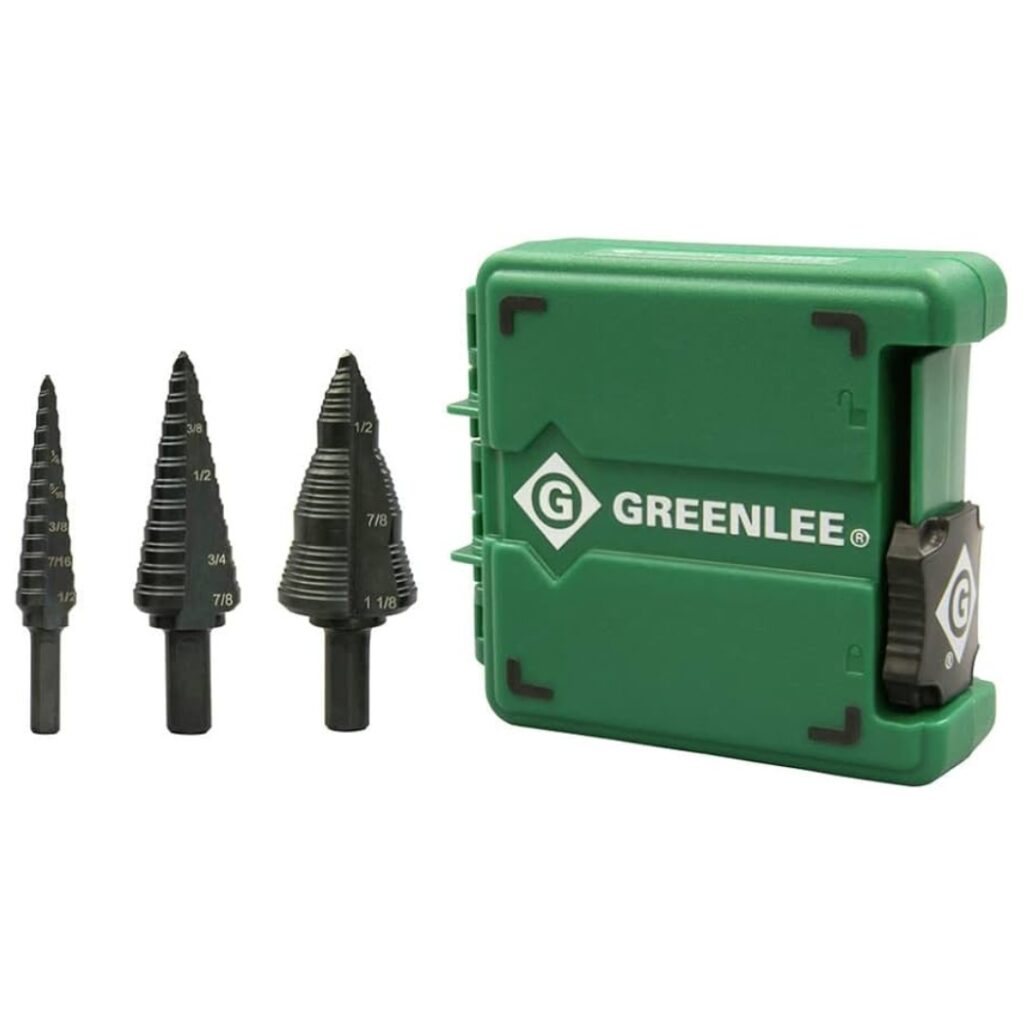 Greenlee GSBSET3 Step Bit Set (#1, #4, #9) 3-Piece - BC Fasteners & Tools