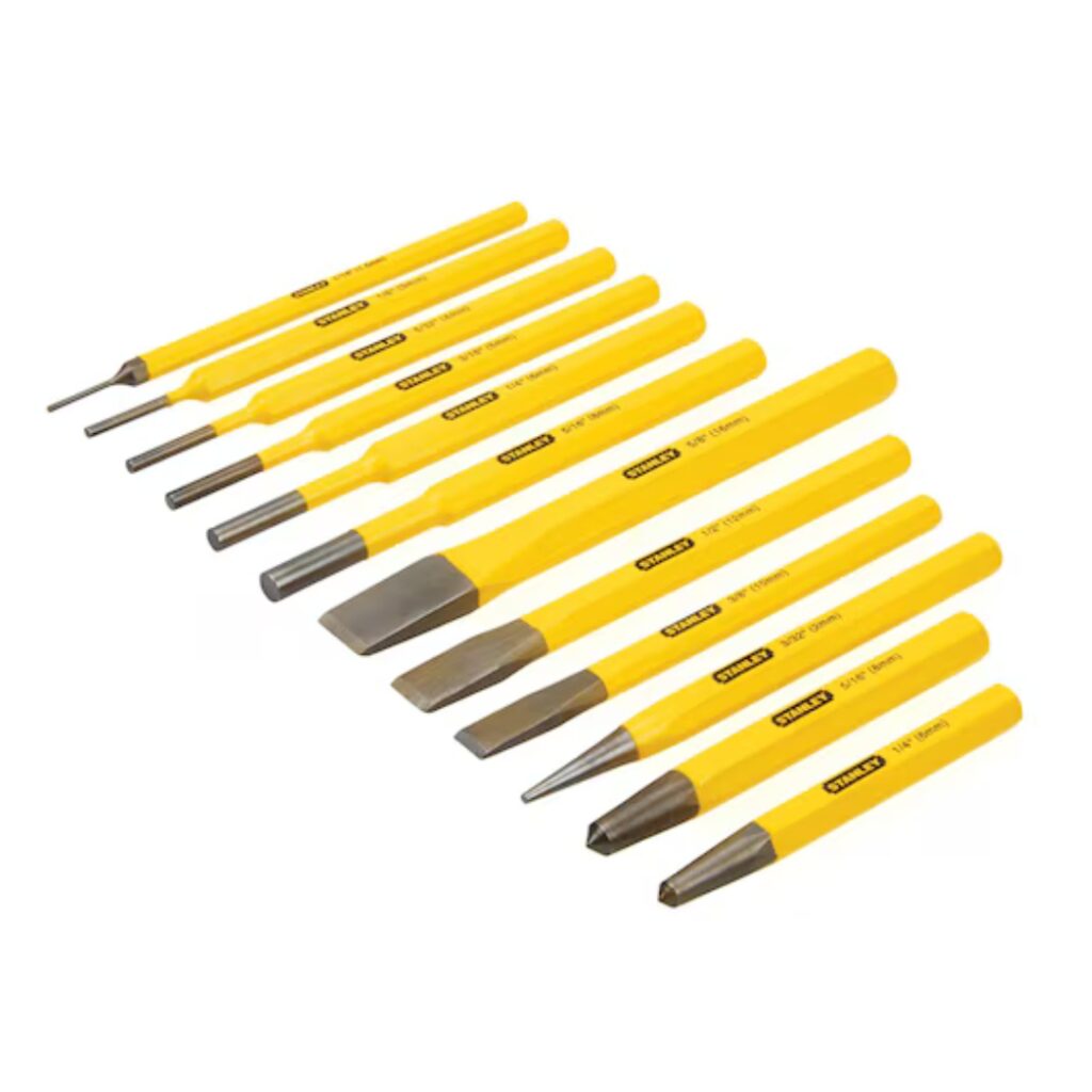 Stanley 16-299 Punch and Cold Chisel Set 12-Piece - BC Fasteners & Tools