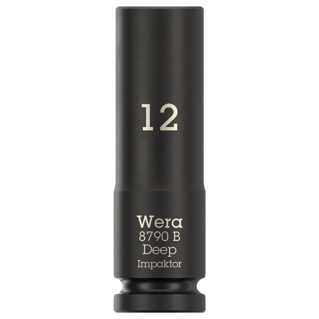 Wera 005553 8790 B Impaktor Deep Socket 3/8″ Drive x 12mm x 63mm - BC ...